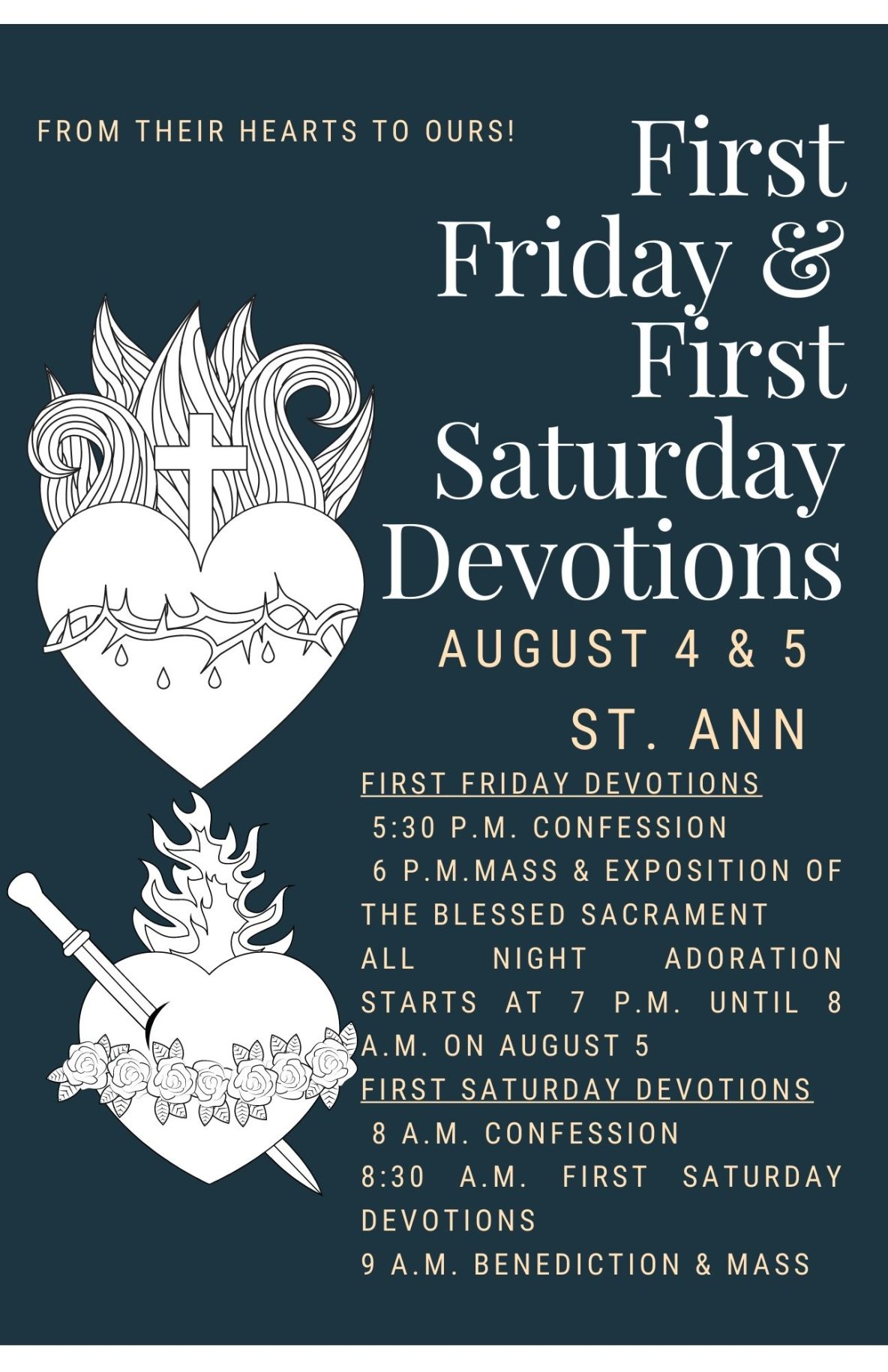 Sign-Up for All Night Adoration For First Friday Devotion & First ...