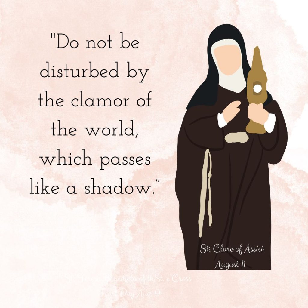 St. Clare of Assisi Feast Day - CCJC