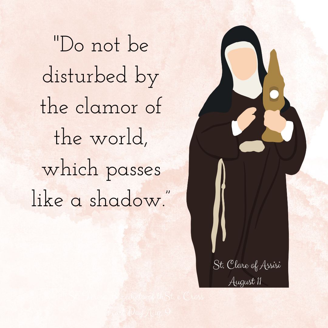 St. Clare of Assisi Feast Day - CCJC