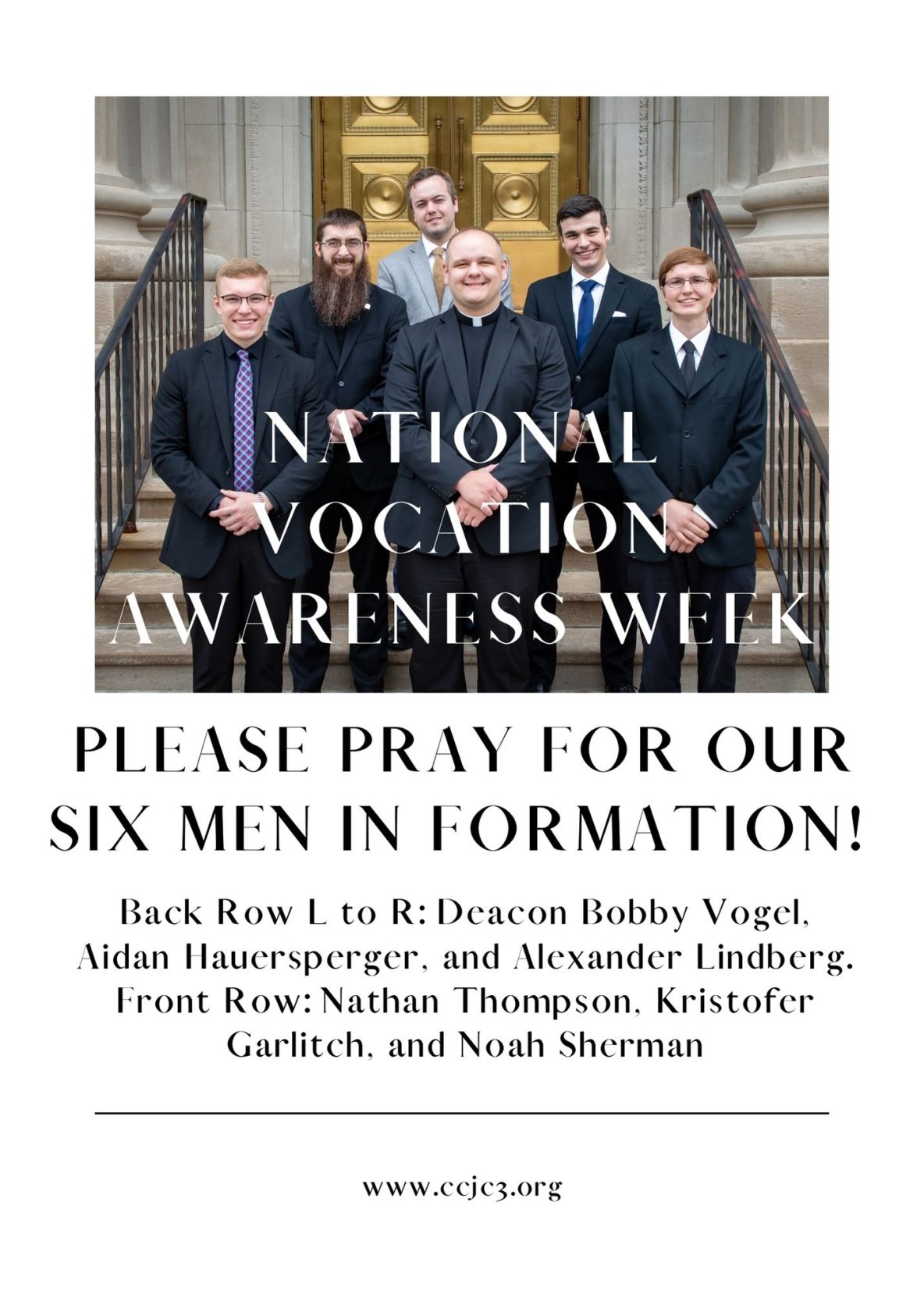 Let's Talk About Our Guys! It's National Vocation Awareness Week - CCJC