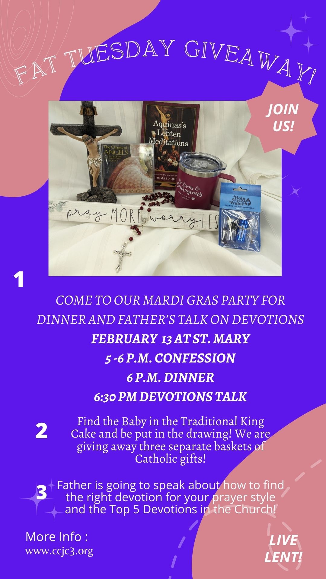 Feast Then Fast: Because That's the Beauty of Our Catholic Faith - CCJC