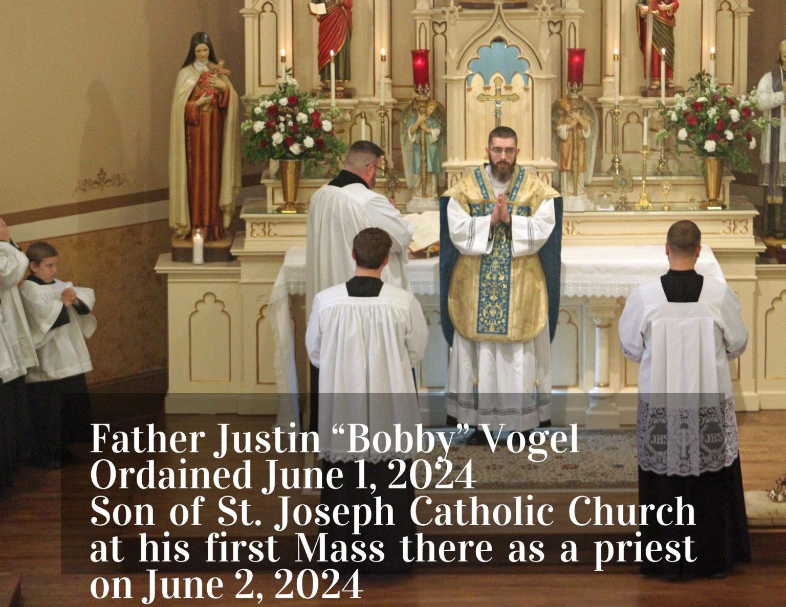 Fr. Vogel's Homily at St. Joseph - CCJC