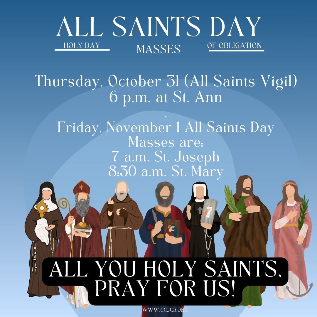 All Saints Day Masses! And All About Its Origins in Rome! - CCJC