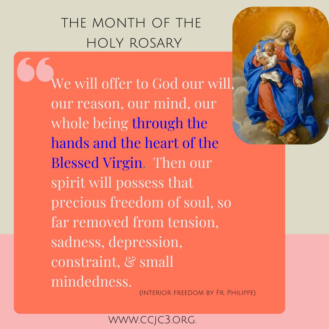 How Mary Helps Us & A Procession! - CCJC