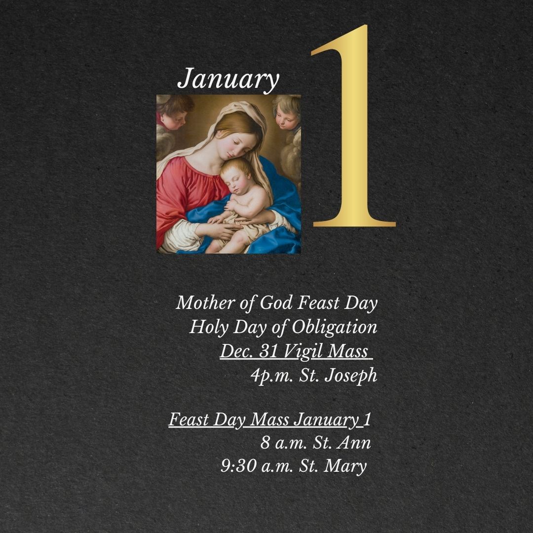 Mother of God Feast Day Masses for Dec. 31 & Jan. 1 //Holy Day of ...