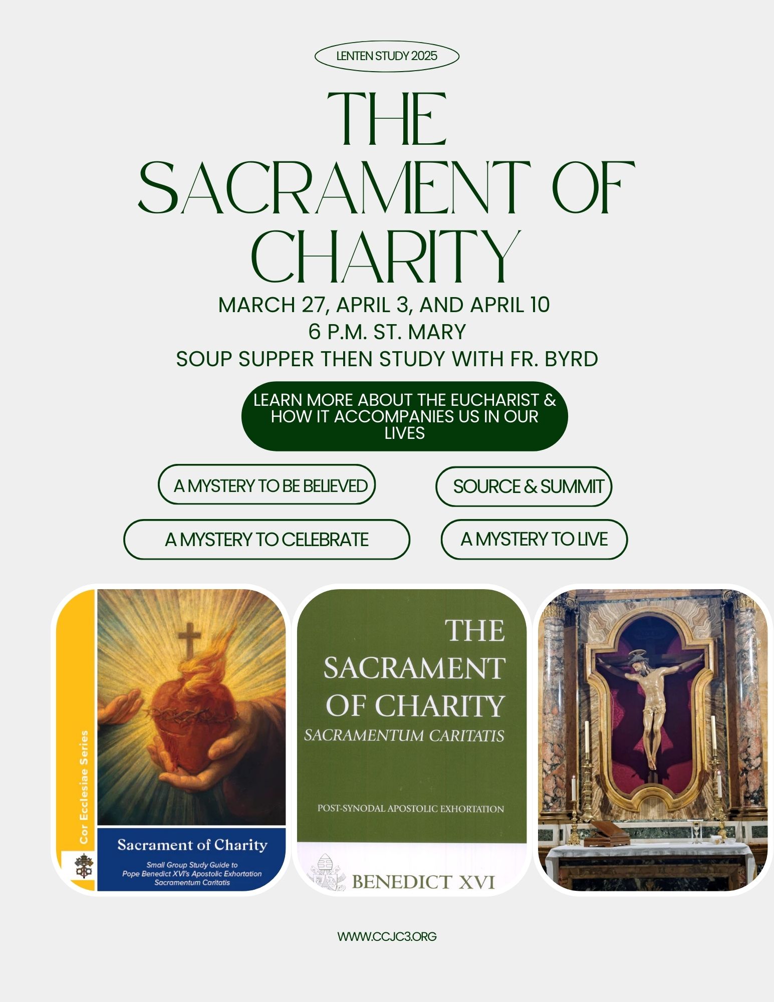 Lenten Soup Supper & Study with Fr. Byrd Starts March 27! - CCJC